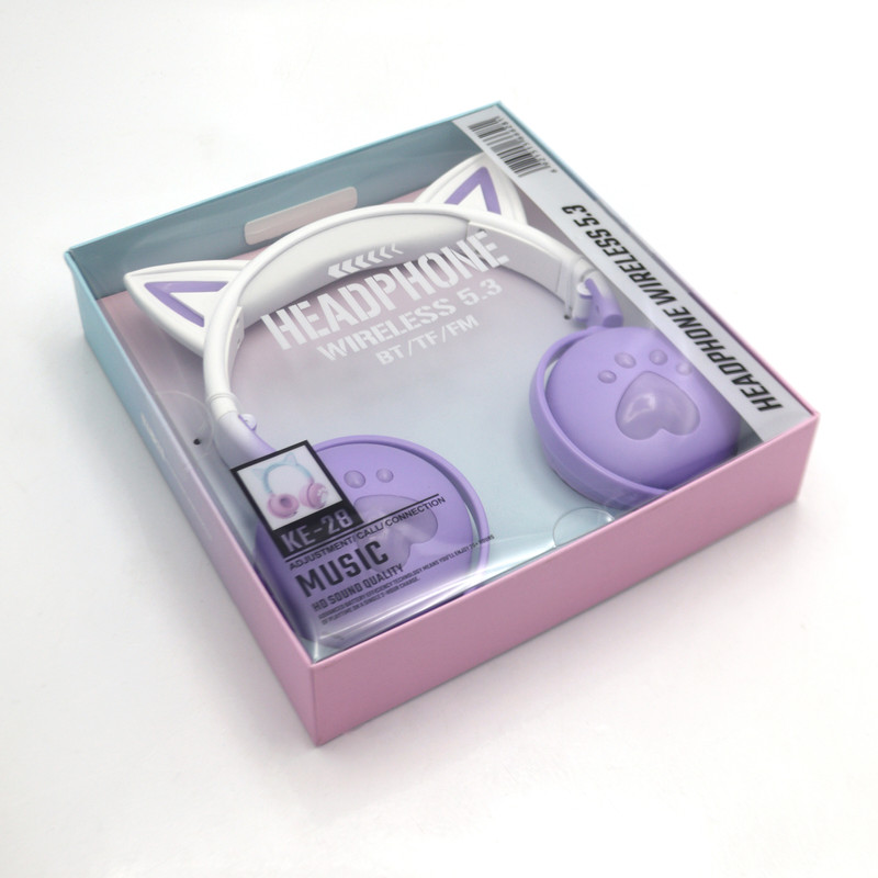 هدفون بلوتوثی مدل گربه ای کد YPBF-KE28 – اپل استور